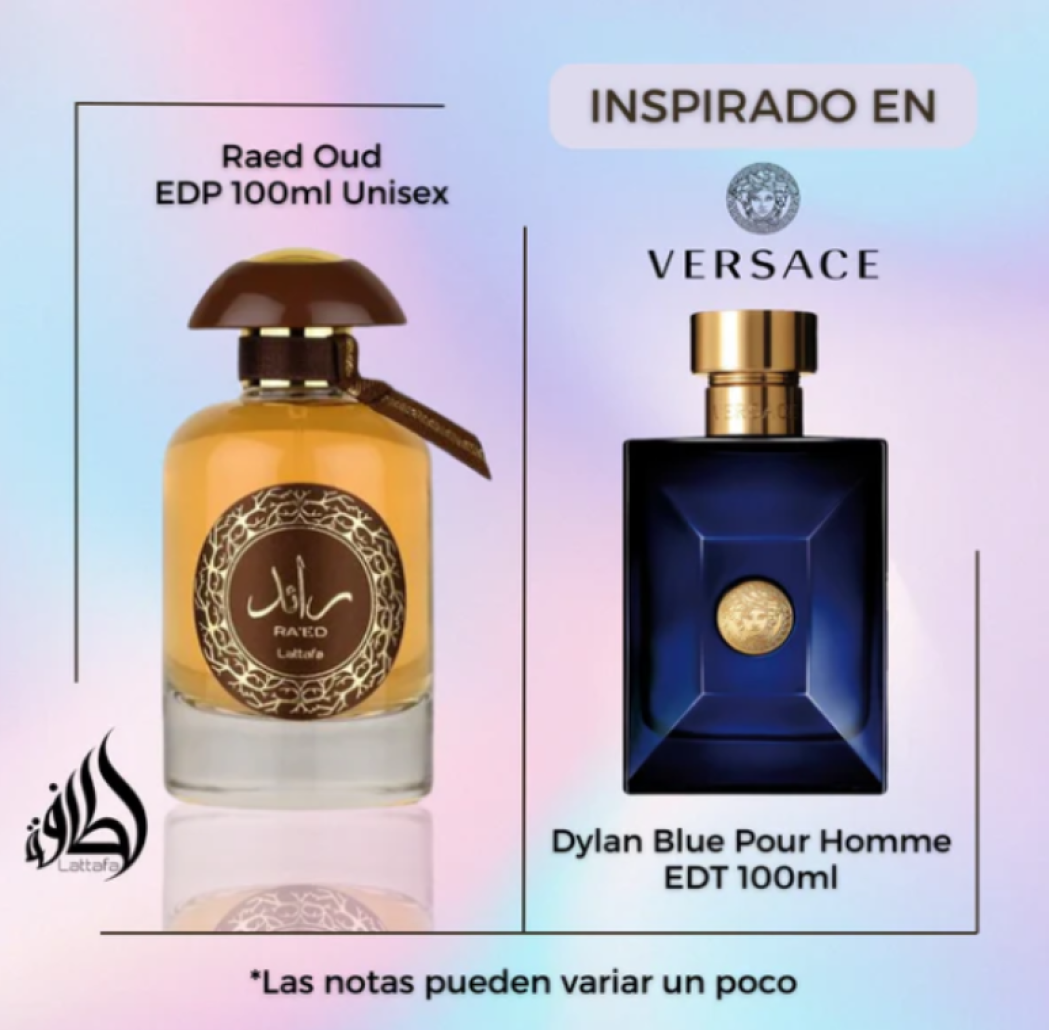 LATTAFA- Raed Oud EDP 100ml Eau De Parfum Para Hombres Exclusivo – FyV SpA
