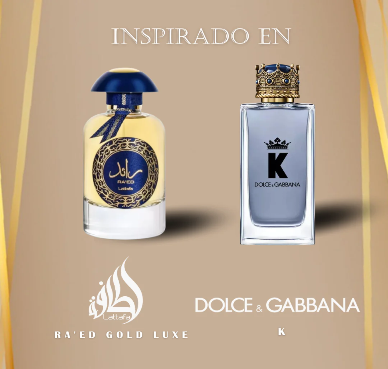 LATTAFA- Ra’ed Luxe Gold EDP 100ml Eau De Parfum Unisex – FyV SpA